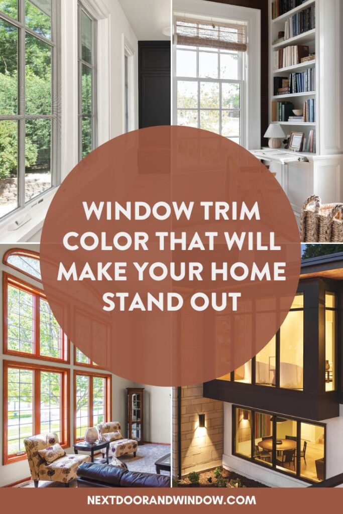 Window Trim Color That Will Make Your Home Stand Out | Next Door and Window